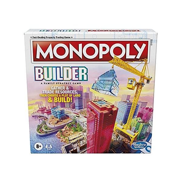 ボードゲーム 英語 アメリカ 海外ゲーム F1696 Monopoly Builder Board Game, Strategy Game, Family Game, Games for Children, Fun Game to Play...