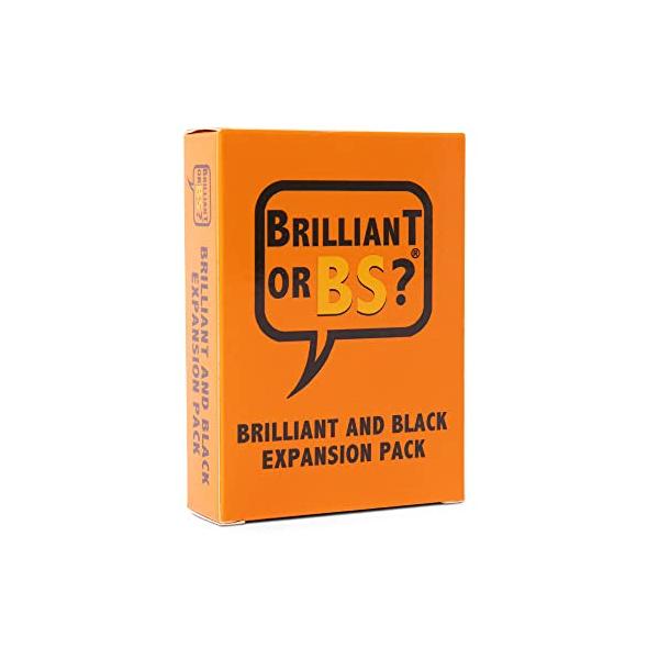 ボードゲーム 英語 アメリカ 海外ゲーム 860001371918 Brilliant or BS? Black Culture Expansion Pack - Hilarious Bluffing Trivia for 4-6 Play...