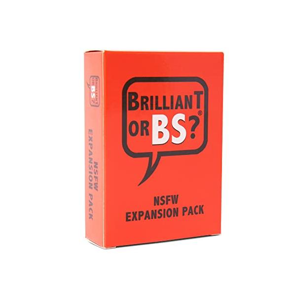 ボードゲーム 英語 アメリカ 海外ゲーム 860001371925 Brilliant or BS? NSFW Expansion Pack - Hilarious Bluffing Game for 4-6 Players, Adult ...