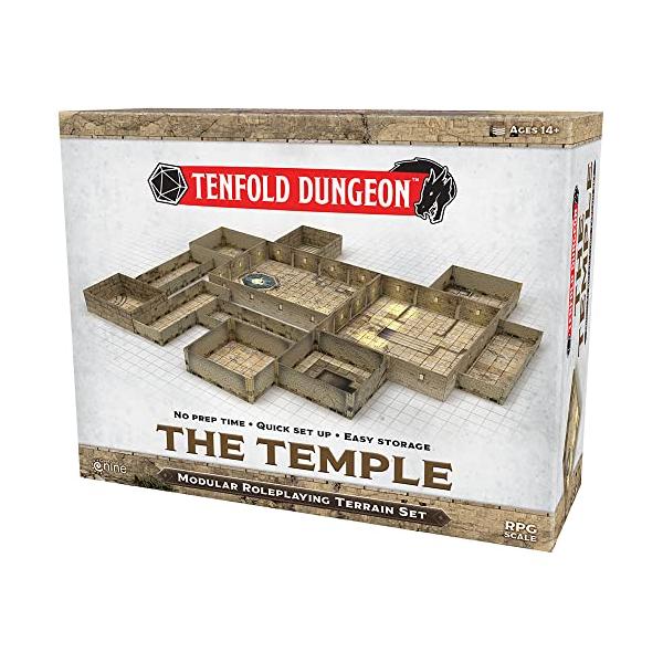 ボードゲーム 英語 アメリカ 海外ゲーム GF9TFD04 Gale Force Nine Tenfold Dungeon: The Temple - Modular Roleplaying Terrain Set &amp; 5e RPG...