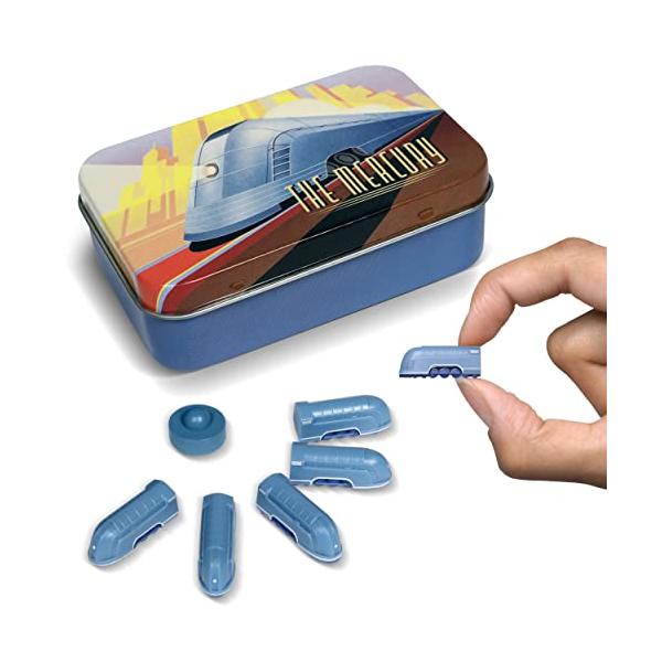 ボードゲーム 英語 アメリカ 海外ゲーム 92338 Mercury Deluxe Board Game Train Set | Player Pieces for Ticket to Ride and Other Adult, Famil...