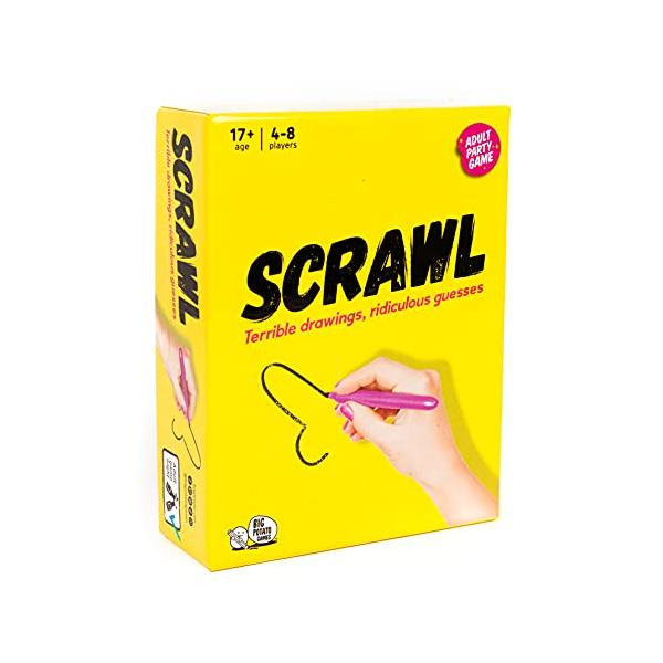 ボードゲーム 英語 アメリカ 海外ゲーム  Big Potato Scrawl: Adult Board Game | Terrible Drawings and Ridiculous Guesses | Hilarious Board G...
