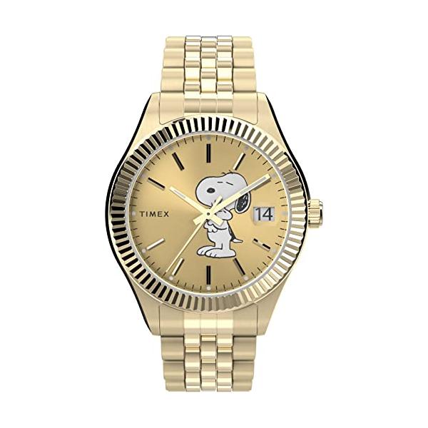 腕時計 タイメックス レディース TW2V47300VQ Timex Women's Peanuts x Waterbury Legacy Watch - Gold-Tone Bracelet Gold-Tone Dial Gold-Ton...