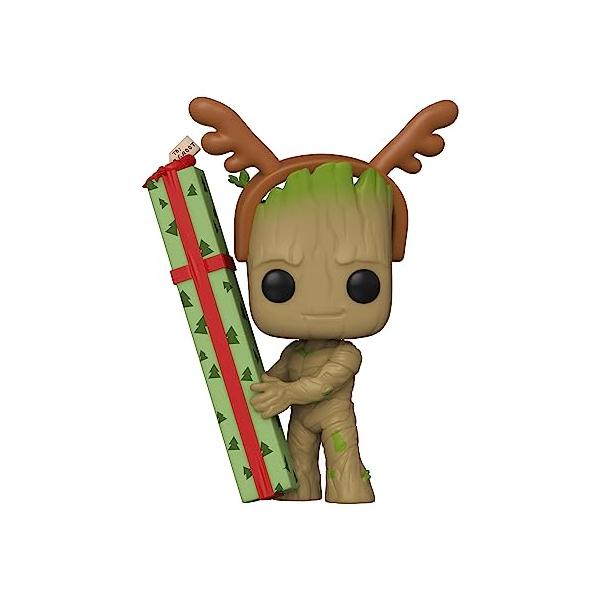 ファンコ FUNKO フィギュア 人形 アメリカ直輸入 ボブルヘッド BOBBLEHEAD ポップカルチャー 64332 Funko Pop! Marvel Holiday: Guardians of The Galaxy - Groot海...