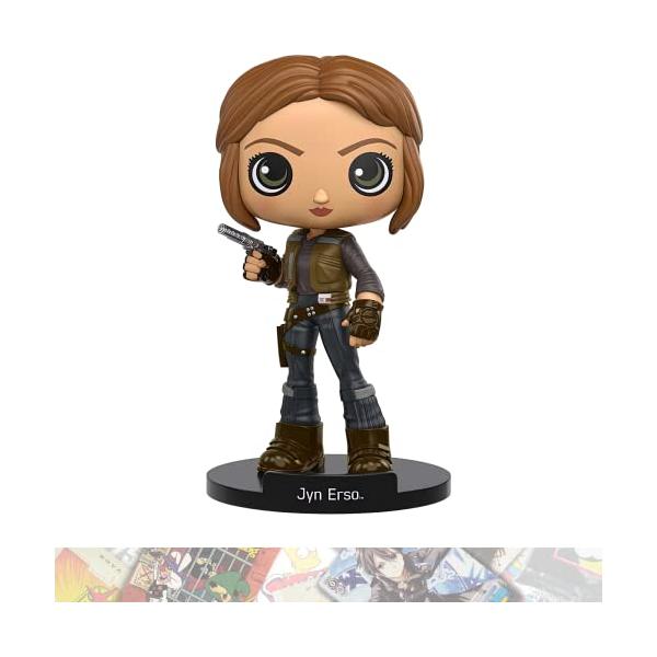 ファンコ FUNKO フィギュア 人形 アメリカ直輸入 ボブルヘッド BOBBLEHEAD ポップカルチャー 11382 Funko Jyn Erso: Wobblers Bobble Head Figure Bundle with 1 O...