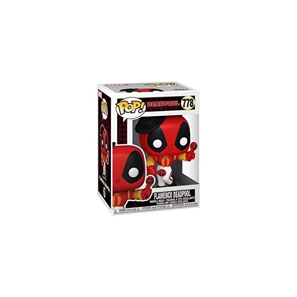 ファンコ FUNKO フィギュア 人形 アメリカ直輸入 ボブルヘッド BOBBLEHEAD ポップカルチャー 54656 Funko POP Marvel: Deadpool 30th - Flamenco Deadpool, Multic...