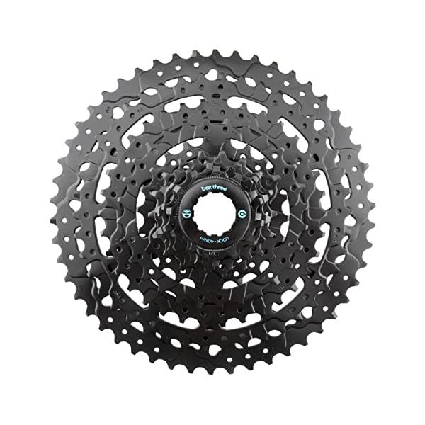 スプロケット フリーホイール ギア パーツ 自転車 コンポーネント サイクリング 輸入 クロスバイク ロードバイク マウンテンバイク BX-CS2-P9A1250-BK Box Two Prime 9 E-Bike Cassette 12-...