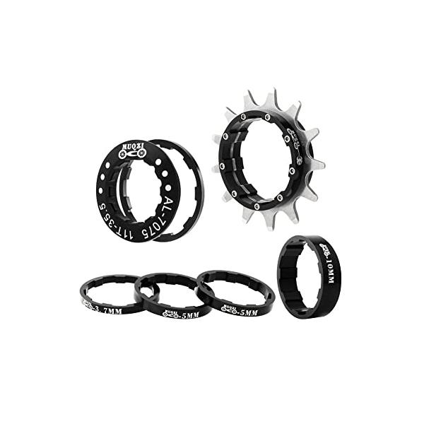 スプロケット フリーホイール ギア パーツ 自転車 コンポーネント サイクリング 輸入 クロスバイク ロードバイク マウンテンバイク cassettes21-bk13 Bibike Single Speed Conversion Kit 1...