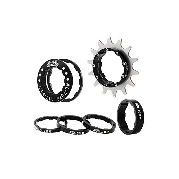 スプロケット フリーホイール ギア パーツ 自転車 コンポーネント サイクリング 輸入 クロスバイク ロードバイク マウンテンバイク cassettes21-bk14 Bibike Single Speed Conversion Kit 1...