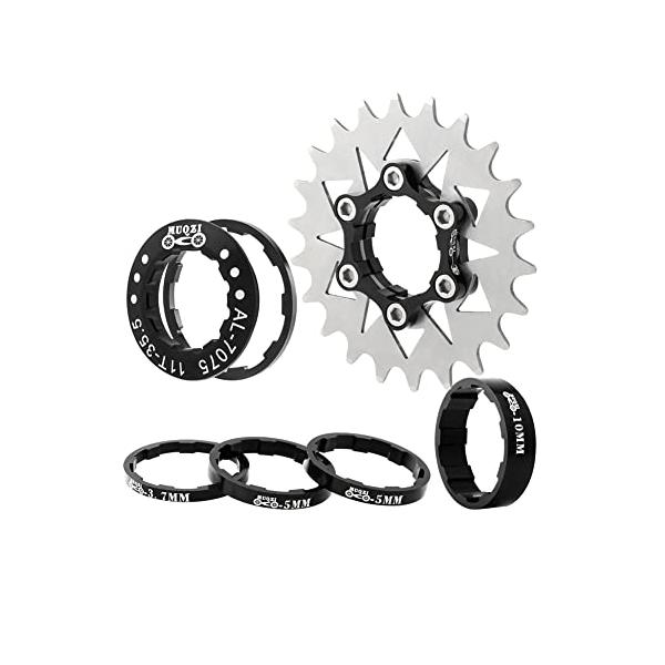 スプロケット フリーホイール ギア パーツ 自転車 コンポーネント サイクリング 輸入 クロスバイク ロードバイク マウンテンバイク  Bibike Single Speed Conversion Kit 13T/14T/15T/16T/1...