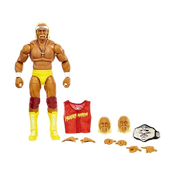 WWE フィギュア アメリカ直輸入 人形 プロレス 大人気  HDC90 Mattel WWE Ultimate Edition Action Figure &amp; Accessories Set, Hulk Hogan 6-inch ...