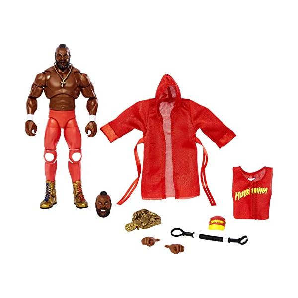 WWE フィギュア アメリカ直輸入 人形 プロレス 大人気  HDC91 Mattel WWE Ultimate Edition Action Figure &amp; Accessories Set, Mr. T 6-inch Colle...