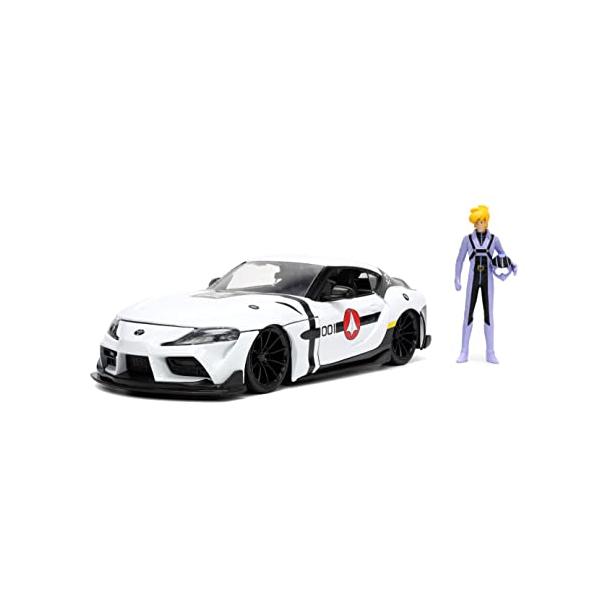 ジャダトイズ ミニカー ダイキャスト アメリカ 33682 Jada Robotech 1:24 2020 Toyota Supra Die-cast Car &amp; 2.75" Roy Focker Figure, Toys for ...