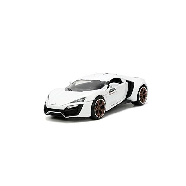 ジャダトイズ ミニカー ダイキャスト アメリカ 34030 Jada Hyper-Spec 1:24 W Motors Lykan Hypersport Die-cast Car White, Toys for Kids and Adult...