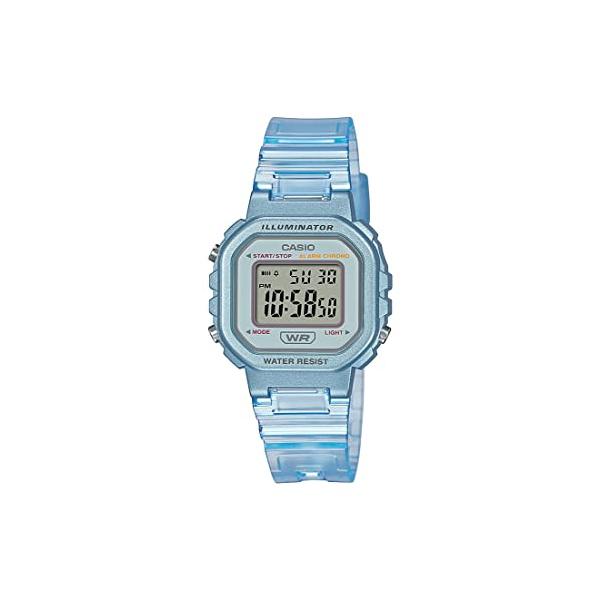 腕時計 カシオ メンズ 逆輸入 日本 メイドインジャパン アメリカ アウトドアウォッチ特集 LA-20WHS-2A Casio Illuminator Alarm Chronograph Clear Blue Digital Watch L...