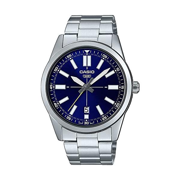 腕時計 カシオ メンズ 逆輸入 日本 メイドインジャパン アメリカ アウトドアウォッチ特集 MTP-VD02D-2E Casio MTP-VD02D-2E Men's Stainless Steel Blue Dial 3-Hand Ana...
