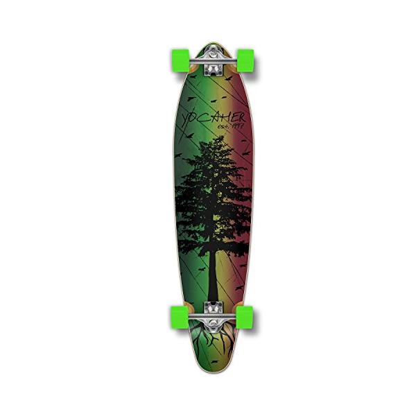 ロングスケートボード スケボー 海外モデル 直輸入 ?GCPT047 Yocaher Punked Bamboo Longboard Skateboard Freestyle 40" x 9.75"Cruiser w/BLACKWIDOW ...