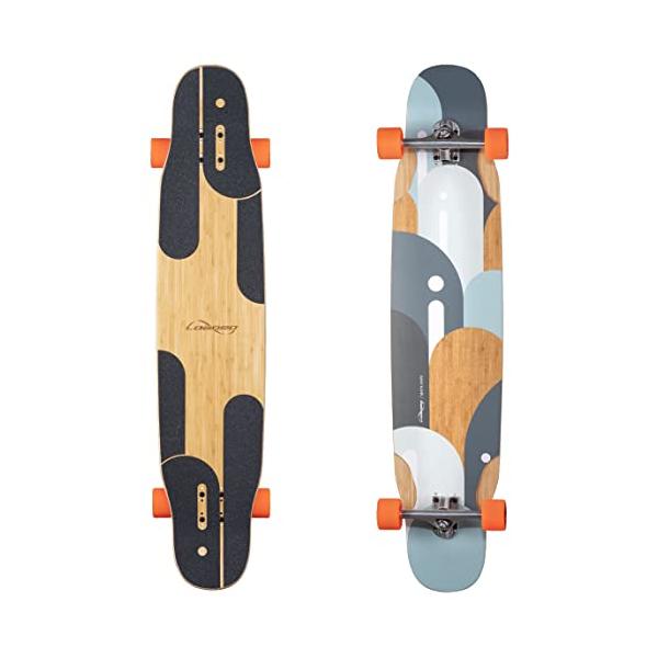 ロングスケートボード スケボー 海外モデル 直輸入 MHC Loaded Boards MATA Hari Bamboo Longboard Skateboard Complete (Fat Free 80a Wheels, Paris 1...