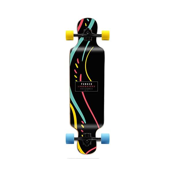 ロングスケートボード スケボー 海外モデル 直輸入 GCFS103 Yocaher Punked Bamboo Longboard Skateboard Freestyle 40" x 9.75"Cruiser w/BLACKWIDOW P...