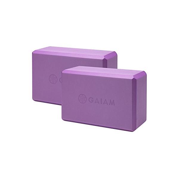 ヨガブロック フィットネス 05-62966 Gaiam Yoga Block - Supportive Latex-Free Eva Foam - Soft Non-Slip Surface with Beveled Edges for ...