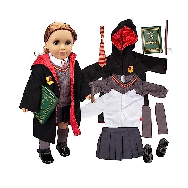 ハリー・ポッター アメリカ直輸入 おもちゃ 玩具 Harry Potter ハリポタ WIZARDING WORLD  Deluxe 11pc Hermione Granger Inspired 18" Doll Outfit-Compat...