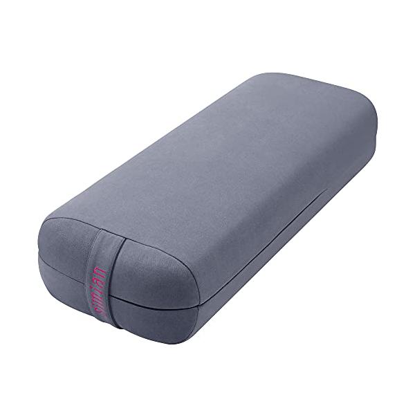 ヨガブロック フィットネス YOGA BOLSTER Simian Yoga Bolster Pillow Premium Meditation Bolsters Supportive Rectangular Cushion with Sk...