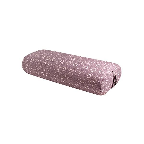 ヨガ フィットネス BO-STNDRD-PRINT-CELESTIAL-PLUM Hugger Mugger Standard Yoga Bolster - Celestial Plum - Firm Core with a Soft Su...