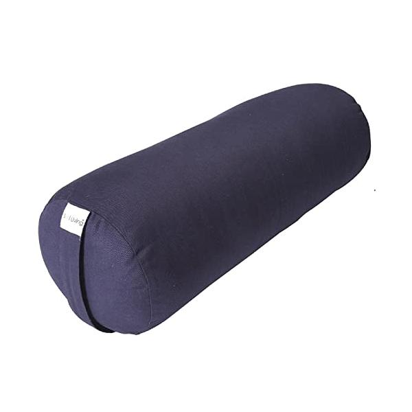 ヨガブロック フィットネス EN-YP-YB005-NB Sol Living Yoga Bolster Pillow for Restorative Yoga Meditation Bolster 100% Cotton Cylindri...