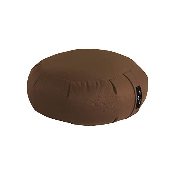 ヨガブロック フィットネス  Hugger Mugger Zafu Meditation Cushion - Zafu - Support in Cross-Legged Sitting, Buckwheat filled, Durable...