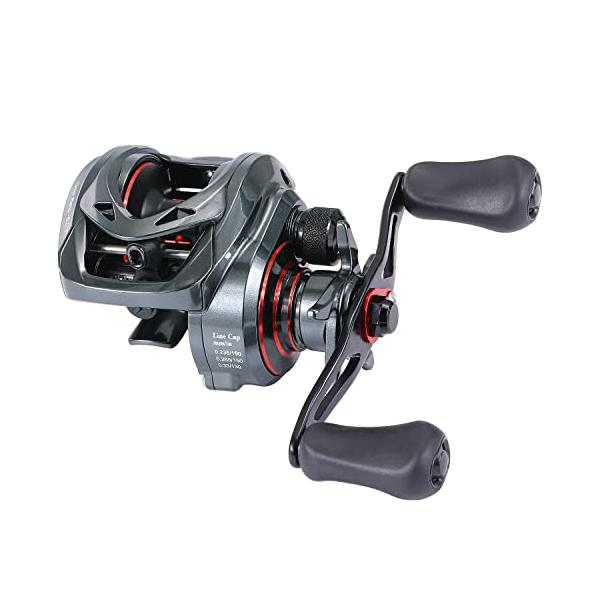 リール 釣り道具 フィッシング 海外直輸入 no Sougayilang Baitcasting Fishing Reel, 8:1 High Speed Gear Ratio Super Smooth and Powerful Low P...