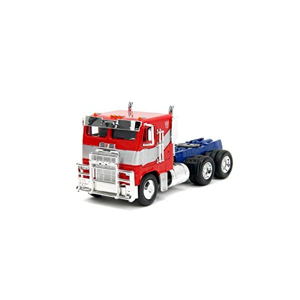 ジャダトイズ ミニカー ダイキャスト アメリカ 34257 Jada Transformers Rise of The Beast 1:32 Optimus Prime w/Robot On Chassis Die-Cast Car, To...
