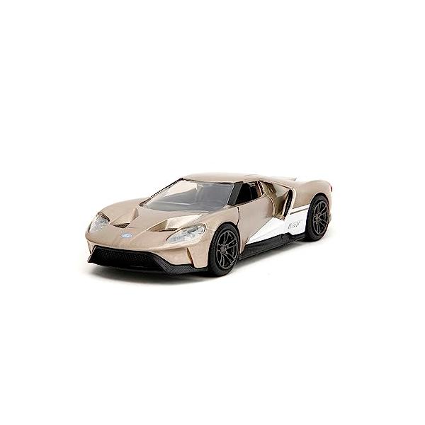 ジャダトイズ ミニカー ダイキャスト アメリカ 34662 Jada Pink Slips 1:32 W1 2017 Ford GT Die-Cast Car, Toys for Kids and Adults(Metallic Gold)...