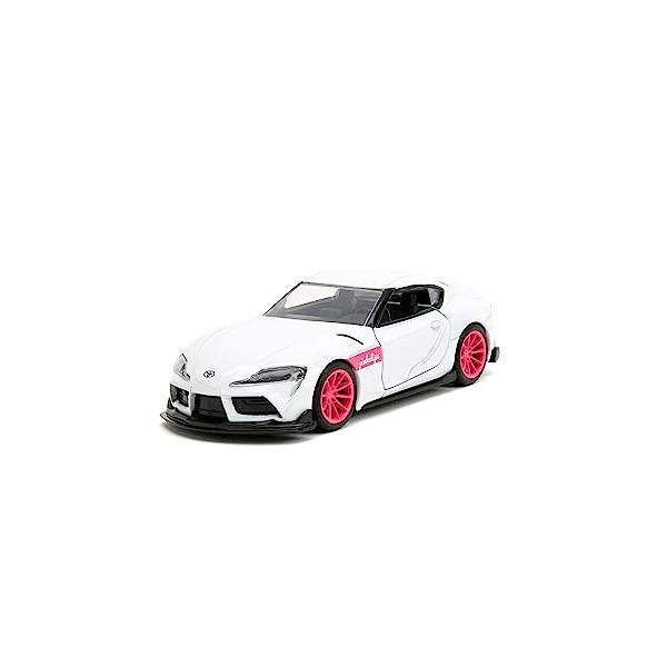 ジャダトイズ ミニカー ダイキャスト アメリカ 34664 Jada Pink Slips 1:32 W1 2020 GR Toyota Supra Die-Cast Car, Toys for Kids and Adults(White)...