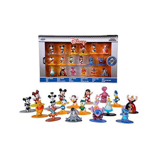ジャダトイズ ミニカー ダイキャスト アメリカ 253075005 Jada - Disney 253075005-18 Piece Set - 4 cm Figurines - Metal海外限定品を迅速輸入！5〜15営業日にて発送します...