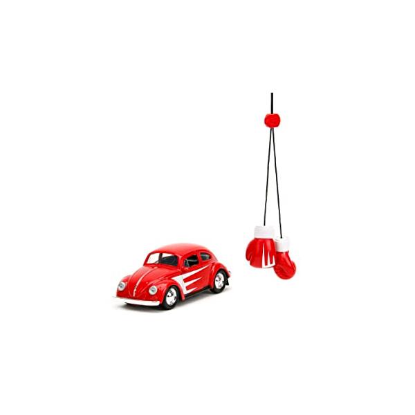 ジャダトイズ ミニカー ダイキャスト アメリカ 34236 Jada Punch Buggy 1:32 Scale 1959 Volkswagen Beetle Die-cast Car with Mini Gloves Accessory...