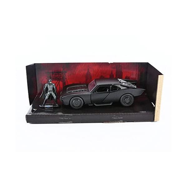 ジャダトイズ ミニカー ダイキャスト アメリカ 32042 Jada The Batman 1:32 Batmobile Die-cast Car with Batman Figure, Toys for Kids and Adults, ...