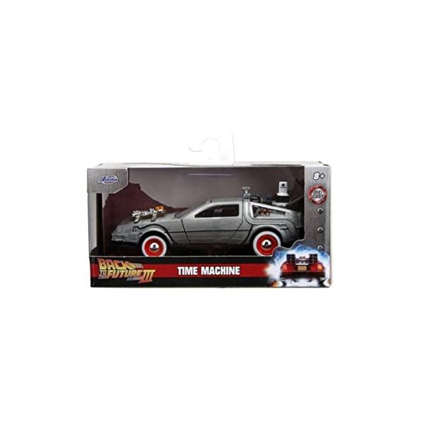 ジャダトイズ ミニカー ダイキャスト アメリカ 32290 Jada Toys Back to The Future Part III 1:32 Time Machine Die-cast Car, Toys for Kids and Ad...