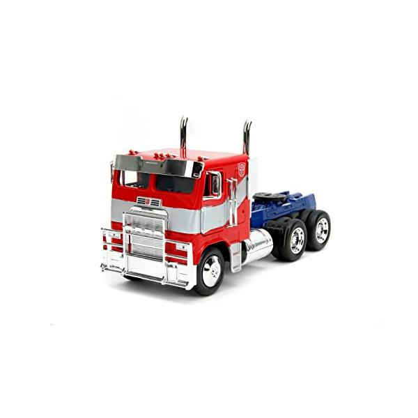ジャダトイズ ミニカー ダイキャスト アメリカ JAD34262 Jada Transformers Rise of The Beast 1:24 Optimus Prime w/Robot On Chassis Die-Cast Car,...