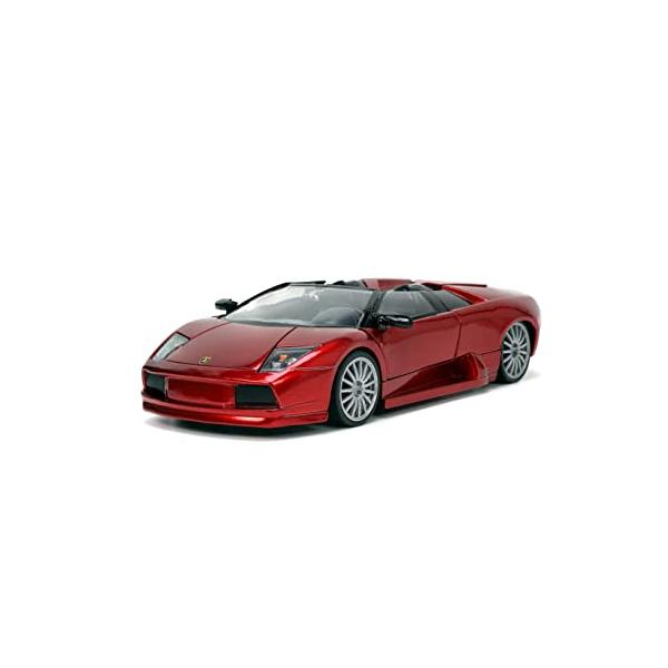 ジャダトイズ ミニカー ダイキャスト アメリカ 34029 Jada Toys Hyper-Spec 1:24 Lamborghini Murcielago Roadster Die-cast Car Red, Toys for Kids ...