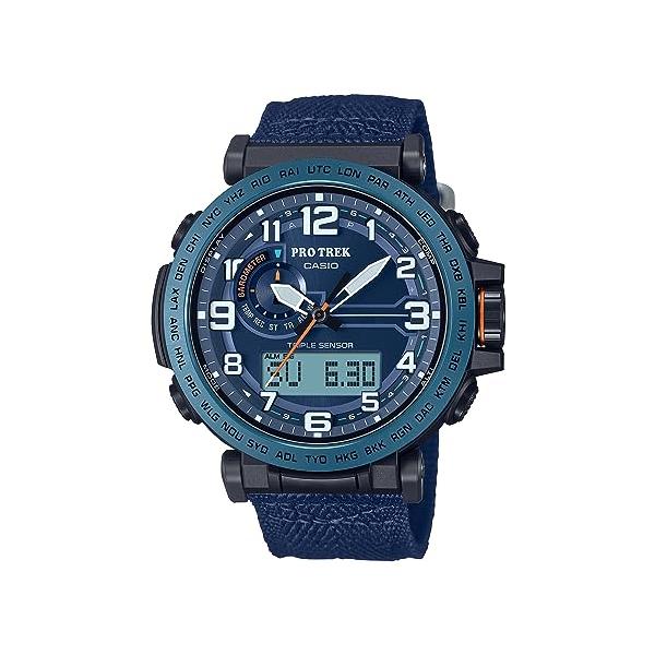 腕時計 カシオ メンズ 逆輸入 日本 メイドインジャパン アメリカ アウトドアウォッチ特集 618056 Casio PRG601YB Series | Pro Trek | Blue | 100M WR | 1/100 SEC Stop ...