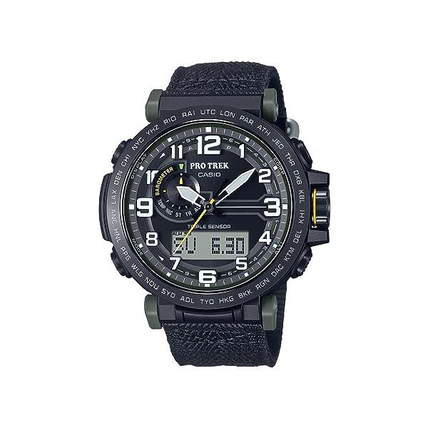 腕時計 カシオ メンズ 逆輸入 日本 メイドインジャパン アメリカ アウトドアウォッチ特集 PRG601YB-3 Casio PRG601YB Series | Pro Trek | Green | 100M WR | 1/100 SEC ...