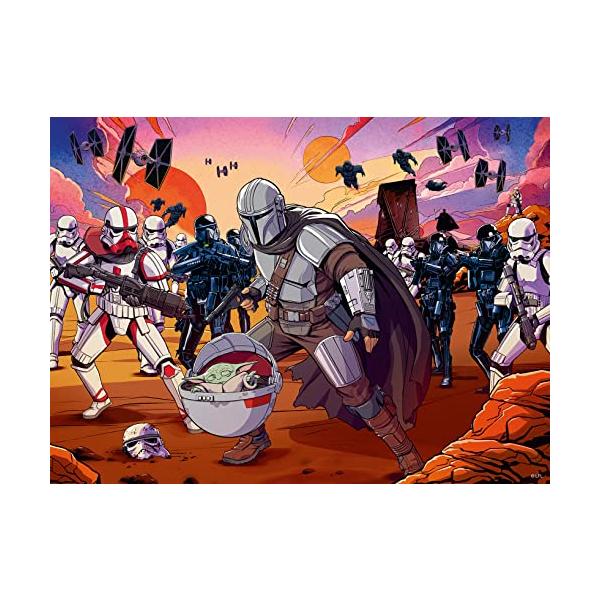 ジグソーパズル 海外製 アメリカ 4005556132782 Ravensburger Mandalorian: Face Off 200 Piece Jigsaw Puzzle for Kids | Unique and Interloc...
