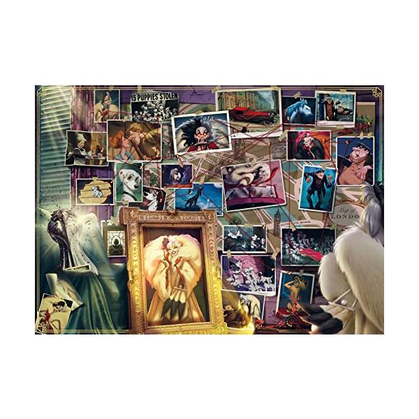 ジグソーパズル 海外製 アメリカ 4005556168866 Ravensburger Disney Villainous: Cruella de Vil - 1000 Piece Jigsaw Puzzle for Kids and Ad...