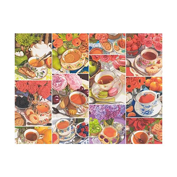 ジグソーパズル 海外製 アメリカ 17190 Ravensburger Teatime Large Format Jigsaw Puzzle - 750 Pieces | Unique, Softclick Fit | Ideal for ...