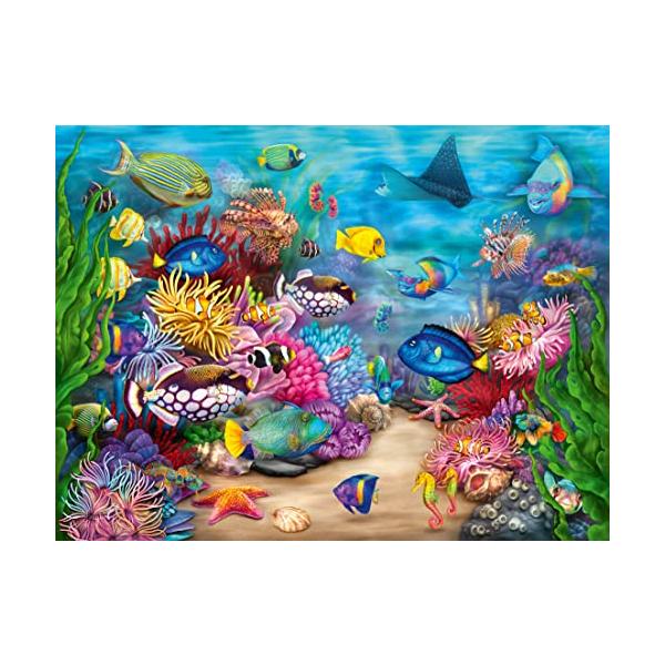 ジグソーパズル 海外製 アメリカ 17458 Ravensburger Tropical Reef Life | 750 Piece Large Format Jigsaw Puzzle | Ideal for Adults and Kid...