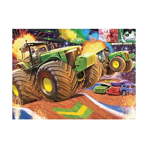 ジグソーパズル 海外製 アメリカ 4005556129836 Ravensburger John Deere Big Wheels 100 Piece Jigsaw Puzzle | Designed for Kids | Durable ...