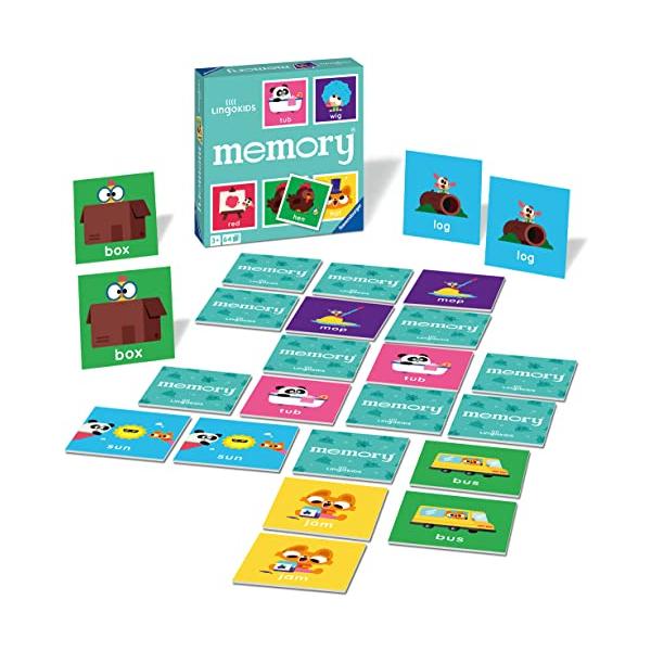 ジグソーパズル 海外製 アメリカ 20846 Ravensburger Lingokids Memory for Kids Ages 3 and Up ? A Fun &amp; Fast Picture Matching Game海外限定...