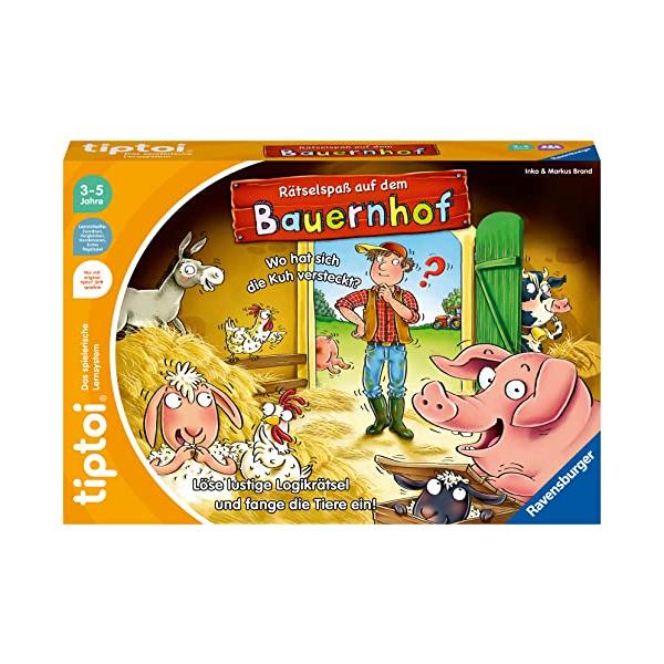ジグソーパズル 海外製 アメリカ 00125 Ravensburger tiptoi Spiel 00125 Puzzle Fun on The Farm - Educational Game from 3 Years, Education...