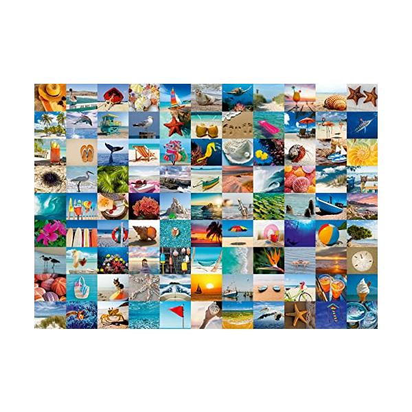 ジグソーパズル 海外製 アメリカ 16945 Ravensburger 99 Seaside Moments Jigsaw Puzzle | 1000-Piece | Unique Softclick Technology | Vibran...