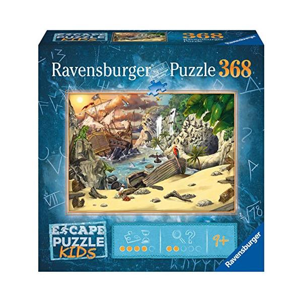 ジグソーパズル 海外製 アメリカ 4005556129560 Ravensburger Escape Kids Puzzle - Pirate’s Peril | 368 Piece Jigsaw Game for Kids | Engag...